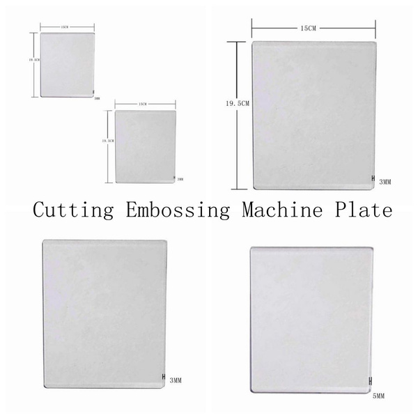 3MM Die Cutting Embossing Machine Plate Replacement Pad 15x19.5CM For ...