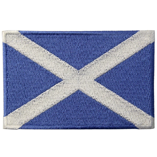 Scotland Flag Scottish National Emblem Embroidered Iron On Sew On Patch ...