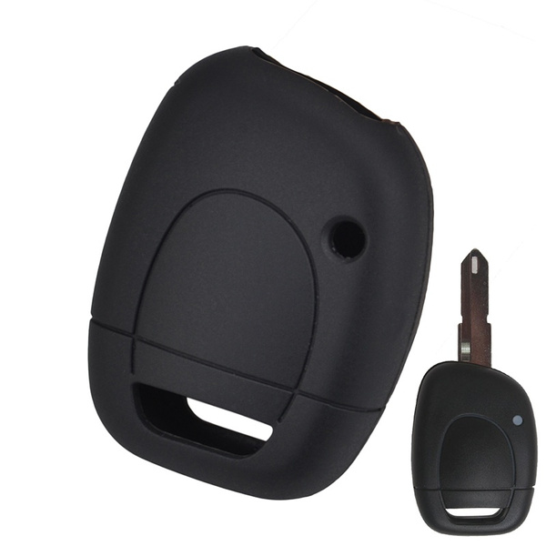 1 Button Silicone Key Cover Remote Case Fob For Renault Clio Kangoo ...