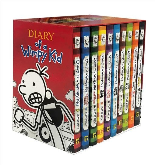 Harry N Abrams Diary of a Wimpy Kid Box of Books (Books 1-10) Hardcover ...