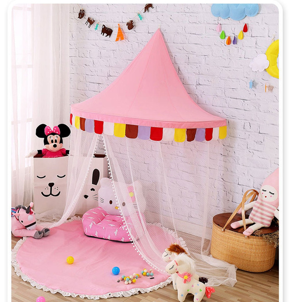 Discovery Kids Portable Indoor Fairy Tale Toy Tents Half Ceiling ...