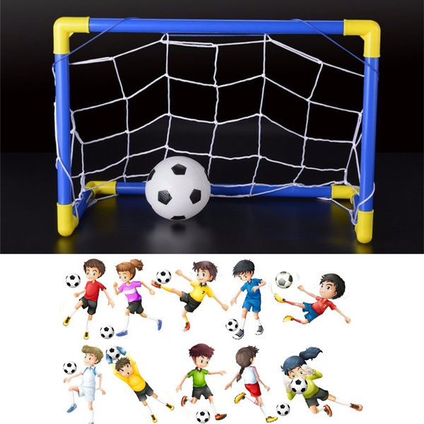 Portable assembly of plastic football gantry Children outdoor games ...