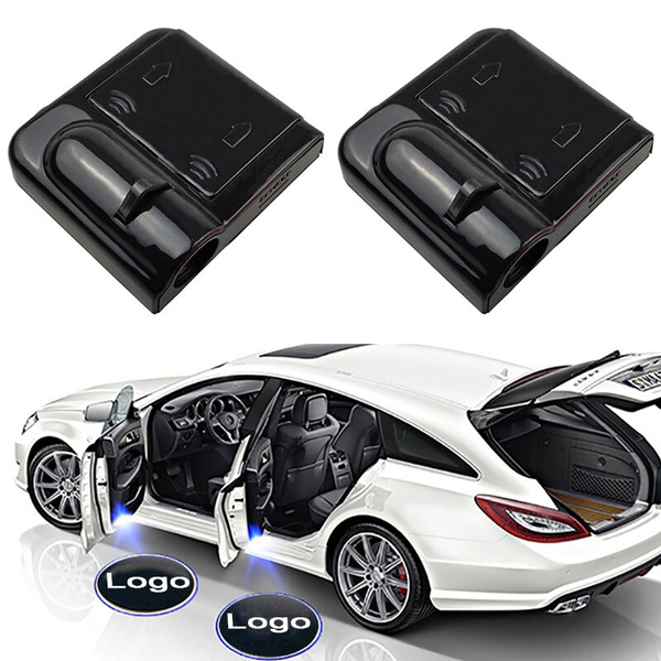 1 Pair Wireless Car Logo Door Lights Welcome Courtesy Lights | Wish