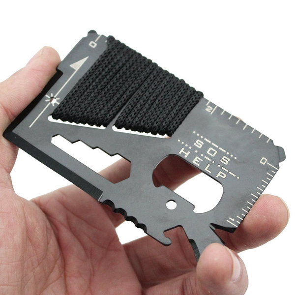 14in1 Multi Function Credit Card Pocket Wallet Purse Tool Camping ...