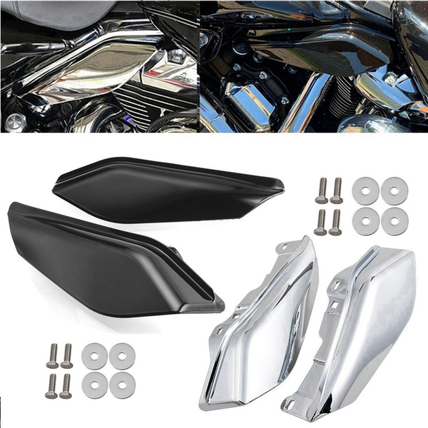 Motorcycle Mid-Frame Air Heat Shield Deflectors Trim For Touring Road ...
