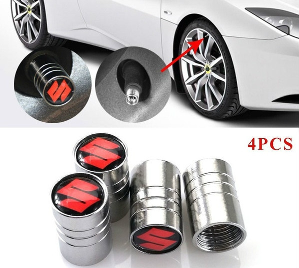 Car Wheel Tire Valves Tyre Stem Air Caps Cover case for Suzuki swift ...