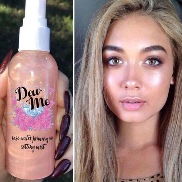 New Rose Water Priming and Setting Mist Replenishment Moisturizing ...
