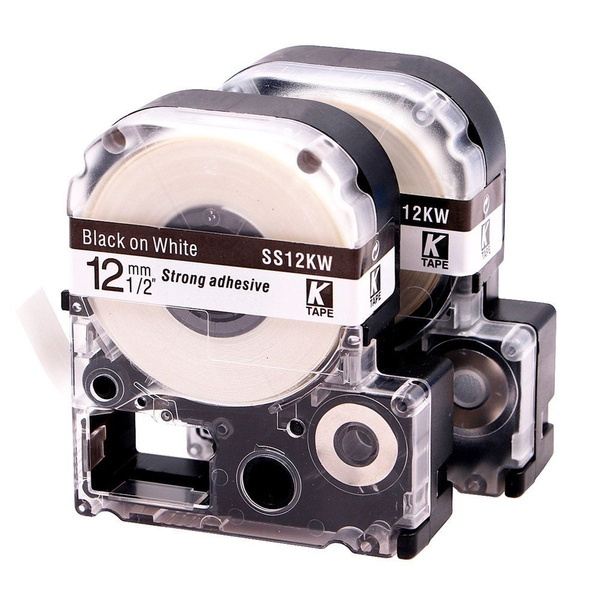 Label Tape Cartridge Compatible for Epson Labelworks LW-300 LW-400 LW ... Label Tape Cartridge Compatible for Epson Labelworks LW-300 LW-400 LW ...