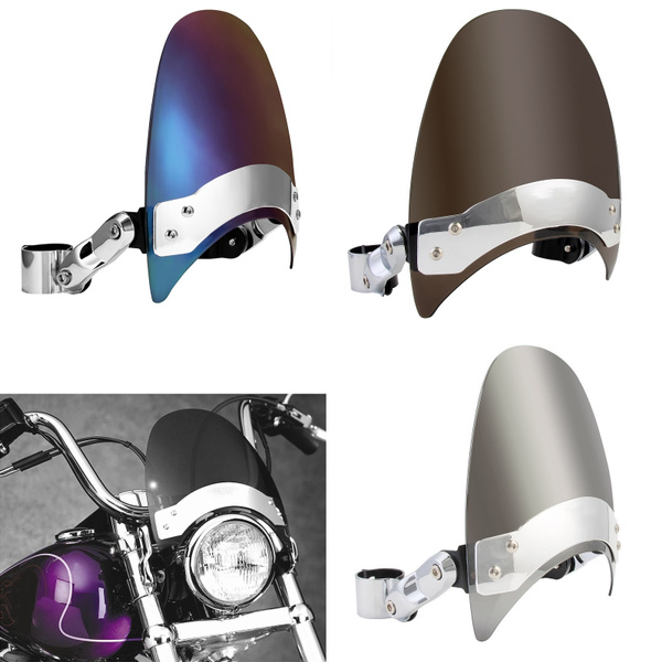 Motorcycle Windscreen Windshield For Dyna Wide Super Low Glide ...