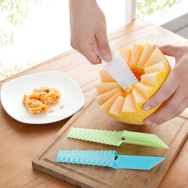 Novelty Multifunctional Plastic Fruit Knife Kitchen Fruit Vegetable ...