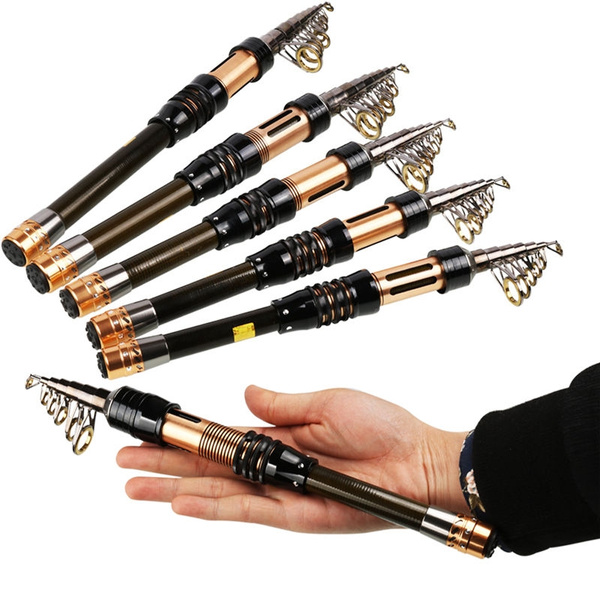 Fishing Rod Mini Light Children Portable Pocket Carbon Fiber Telescopic ...