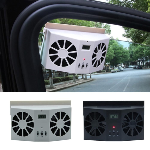 Pro Car Auto Solar Fan Window Cooling Air Vent Vehicle Ventilation ...
