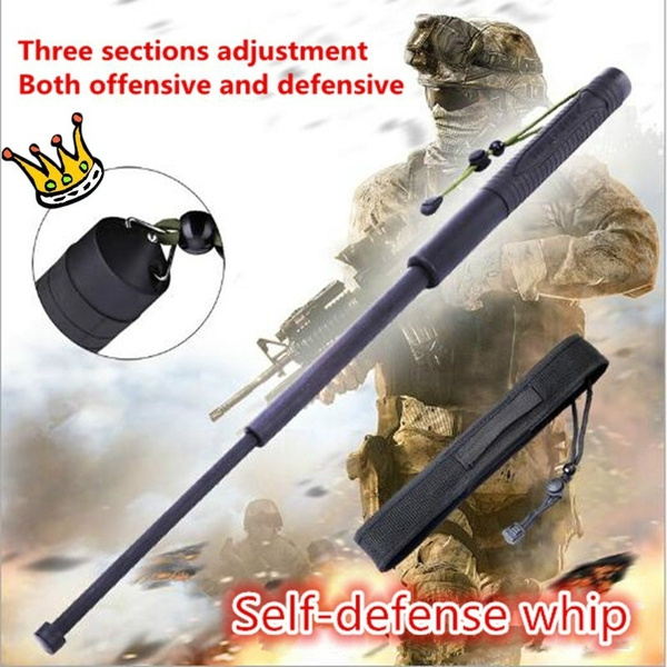 Outdoor Self-defense Whip Telescopic Whip Truncheons Wand Self-defense ...