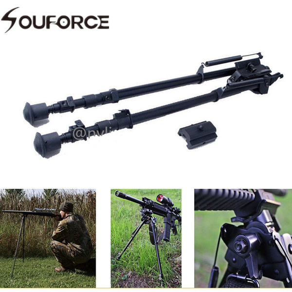 16''- 27'' Aluminum Rifle Bipod Spring Loaded Legs For Hunting | Wish