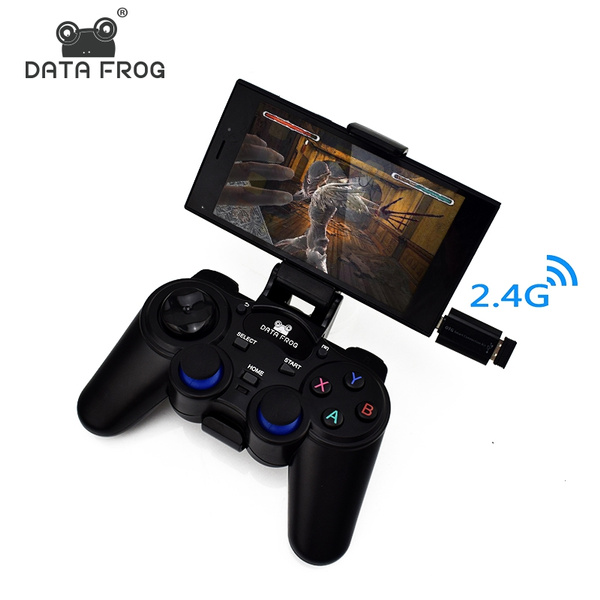 Data Frog Android Controller 2.4 G Wireless Gamepads Universal Joystick ...