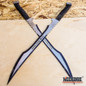 USA SELLER USA STOCK 27 1/8" TACTICAL SURVIVAL Dual Twin Ninja Swords ...