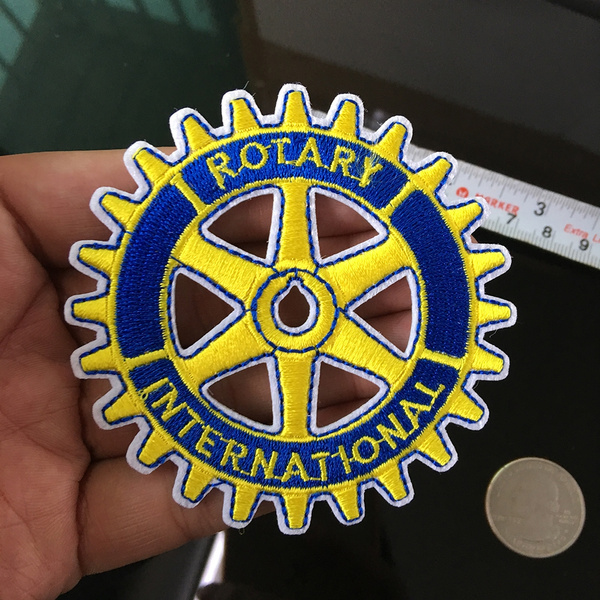 International Rotary Gear Fabric Patch Machine Badge Embroidered Iron ...