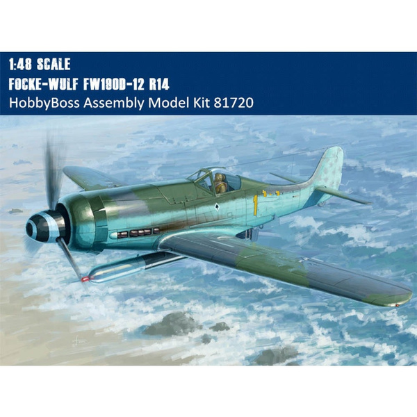HobbyBoss 81720 1/48 Scale German Focke-Wulf FW190D-12 R14 Fighter ...