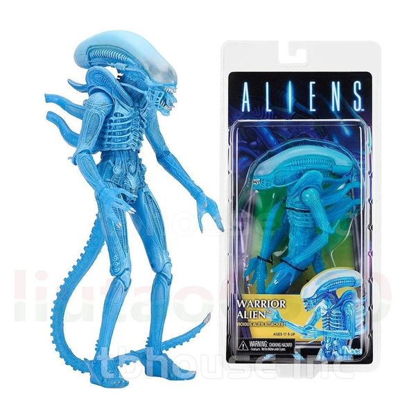 NECA Aliens Blue Warrior Xenomorph Alien Series Action Figure Alien ...