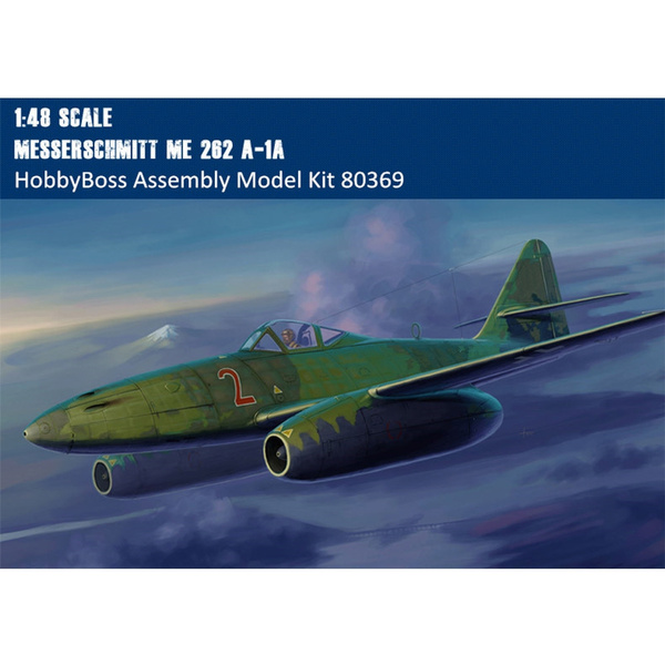 HobbyBoss 80369 1/48 Scale German Messerschmitt Me 262 A-1a Fighter Military Plastic Aircraft ...