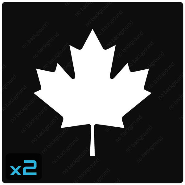 Qty2 Canadian Maple Leaf Decals Stickers, TORONTO CANADIAN FLAG PRIDE ...