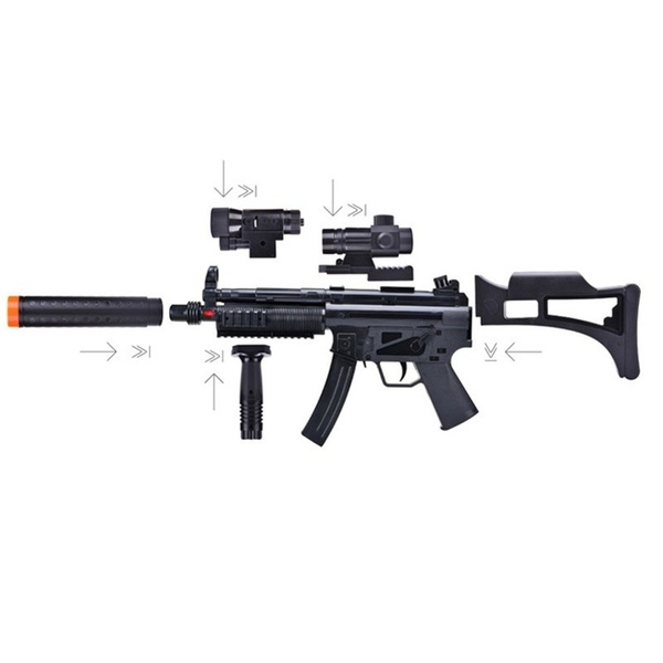 2018 New Design MP5 Toy Gun Nerf Machine Gun Sniper Rifle Infrared ...