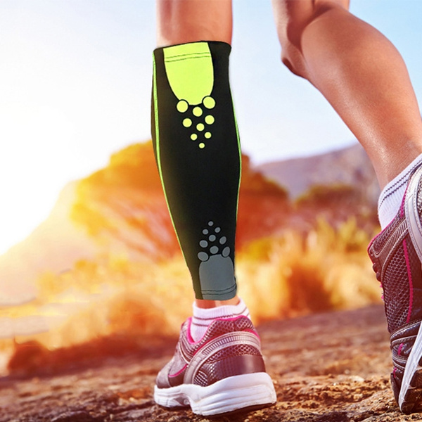 1 Pc Unisex Elastic Sport Leg Brace Anti-slip Compression Calf Leg ...