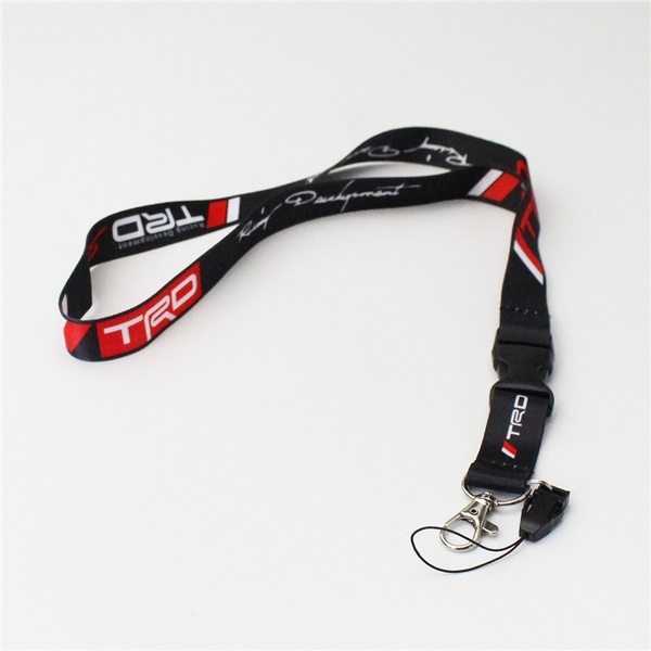 Racing Key Lanyard for TRD Key Mobile ID Card Hanging Strap Keychain ...