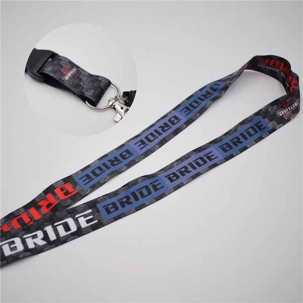 Bride JDM Style Racing Auto Key Chain Keys Mobile ID Card Hanging Strap ...