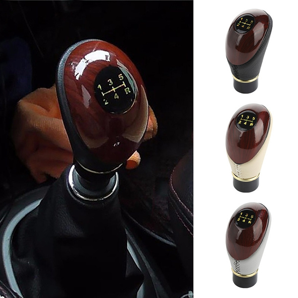 Universal Auto 5 Speed Manual Gear Stick Knob Shifter Car Motor Lever ...
