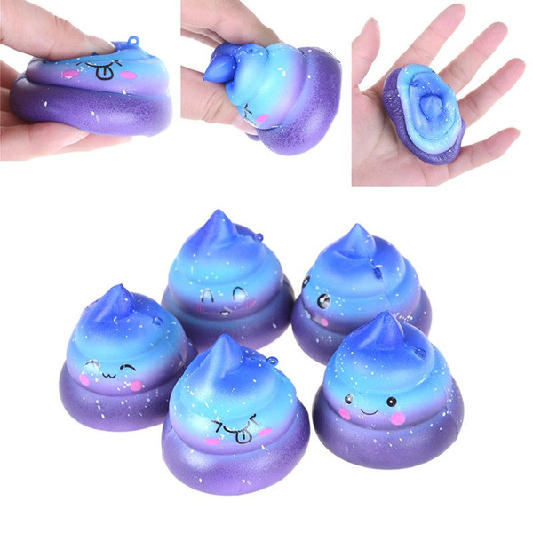 Squishy Charm Slow Rising Poo Dung Poop Slime Toy Phone Strap Squeeze ...