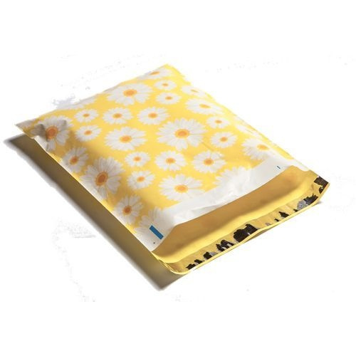 100 10x13 Yellow Daisy Designer Mailers Poly Shipping Envelopes ...