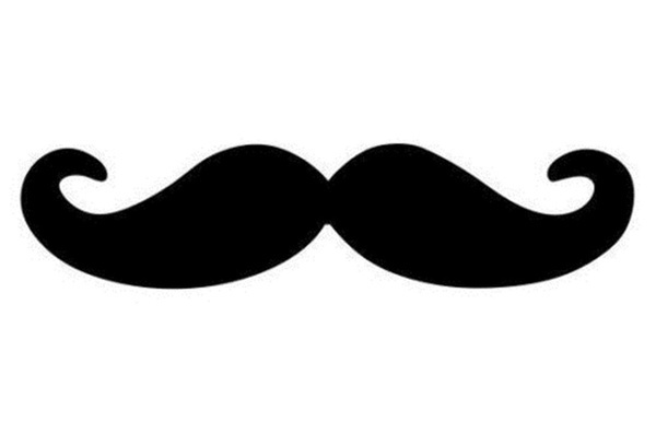 Hot Mustache Sticker Decal Vinyl Car Window Wall Stache Shape Art XMAS ...
