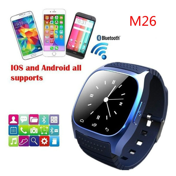 Smart Watch M26 Clock Sync Notifier Support Bluetooth Connectivity for ...