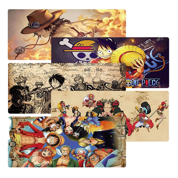 90*40cm One Piece Mouse Pad Gaming Mouse Pad Large Cartoon Anime Rubber ...