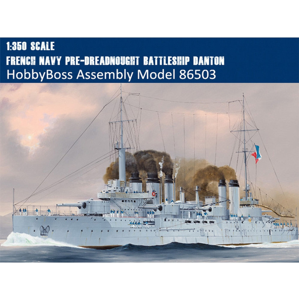 HobbyBoss 86503 1/350 Scale French Navy Pre-Dreadnought Battleship ...