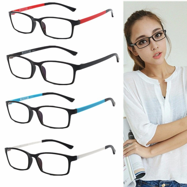 Retro 6Colors Computer Glass Student Frame Eyeglasses Clear Lens PC ...