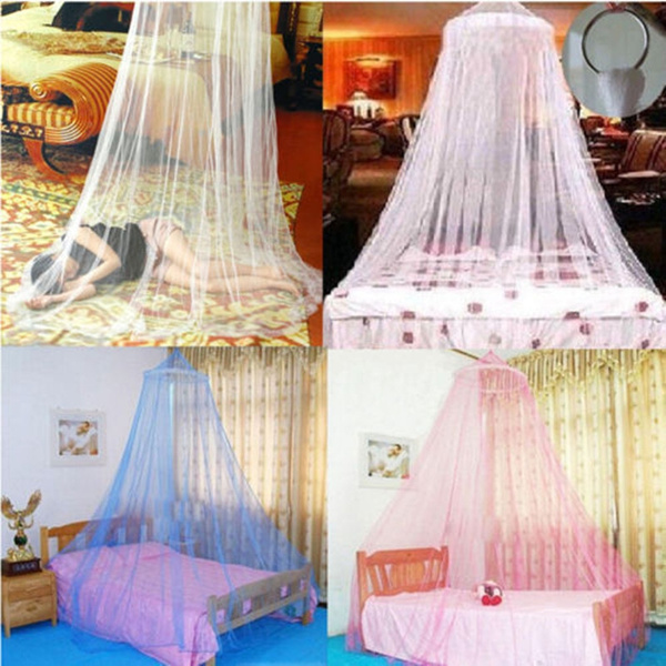 House Mosquito Net Bed Single Double King Midge Insect Canopy Netting ...