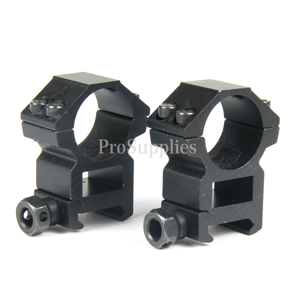 A Pair 25.4mm / 1 Inch Scope Ring Rifle Scope Mount Picatinny weaver ...