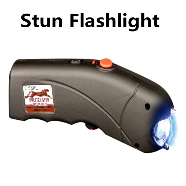Electro Shocker Led Flashlight Self-Defense Torch Police Stun ...