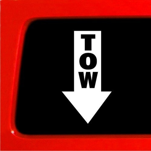 TOW STICKER JDM ARROW vinyl DRAG RACING HOOK DECAL CAR | Wish