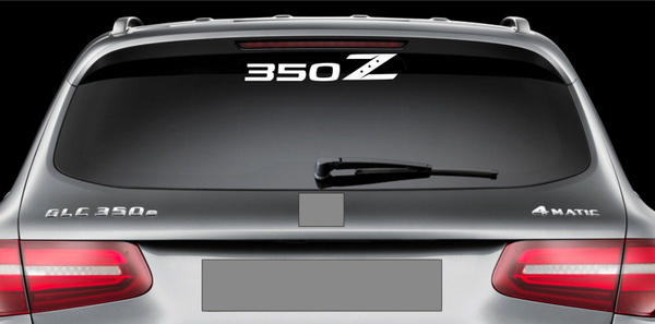 Rear Window Sticker fits Nissan 350Z Vinyl Decal Emblem Sticker Logo ...