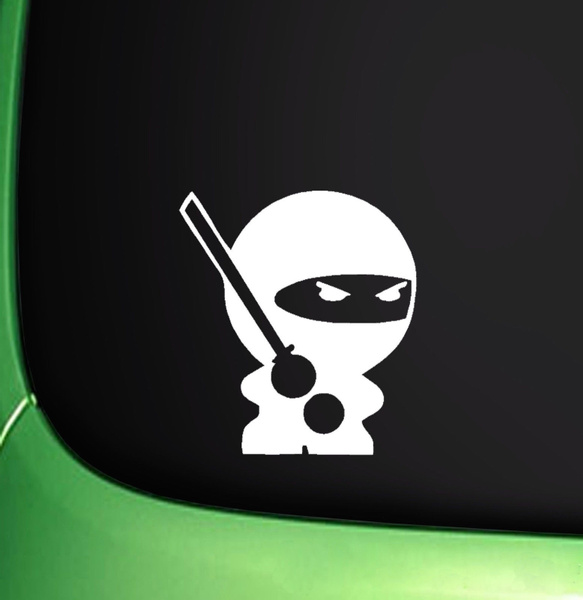 New Hot Cute Ninja Car Window Funny Sticker car sticker | Wish