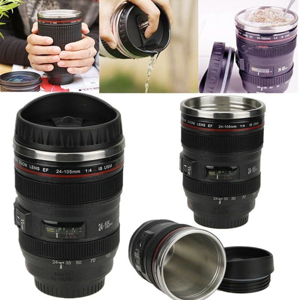 NEW 24-105MM LENS THERMOS CAMERA TRAVEL COFFEE TEA MUG Fashion Home ...
