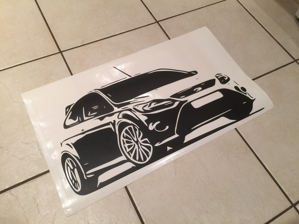 Ford Focus RS ST Epic Massive Wall Art Vinyl Sticker | Wish