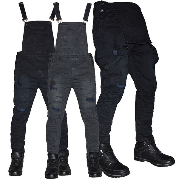 Men Fashion Personality Casual Denim Trousers Cotton Spring Winter Long ...