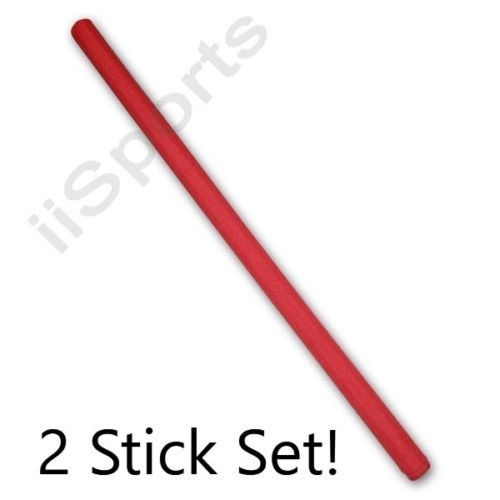 2 RED Foam Practice Escrima Kali Arnis Sparring Sticks | Wish