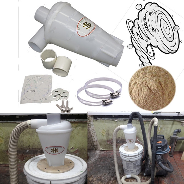 Woodworking Bagless Cyclone Dust Collector High Efficiency Dust Catcher ...