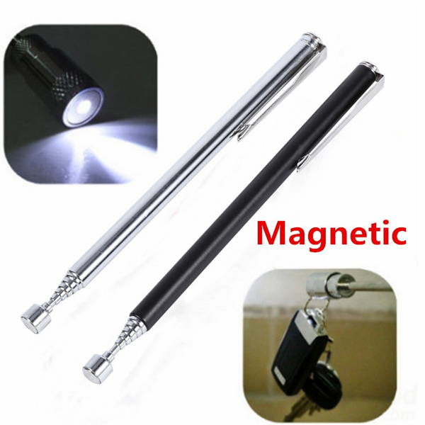 Telescopic Easy Magnetic Pick Up Rod Stick Extending Magnet Handheld ...