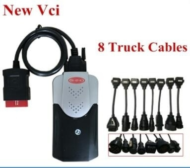 VD TCS cdp pro plus new vci + LED cable SCANNER for cars/trucks ...